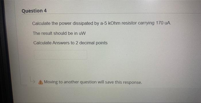 Solved Calculate the power dissipated by a- 5kOhm resistor | Chegg.com
