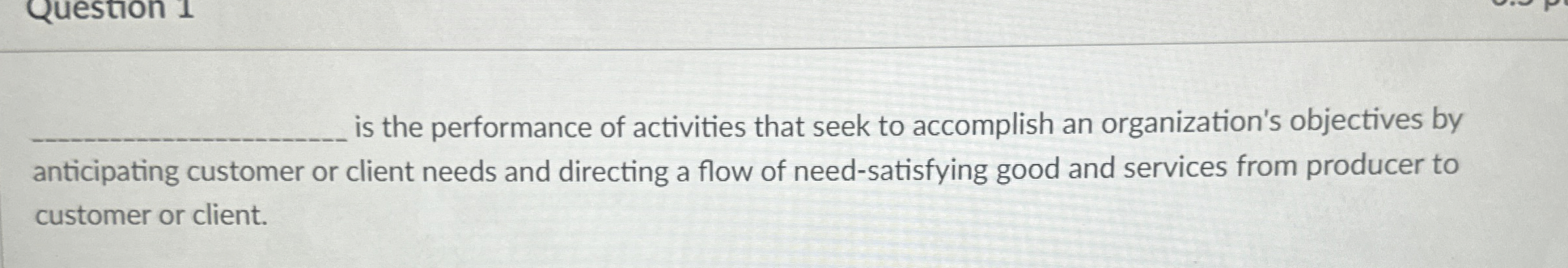 Solved The pis the performance of activities that seek to | Chegg.com