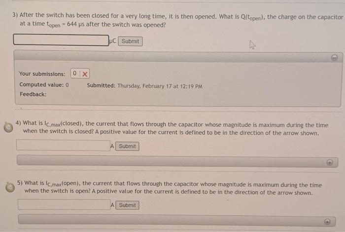 Solved Two Loop RC Circuit 2 1 2 3 4 5 6 A circuit is | Chegg.com