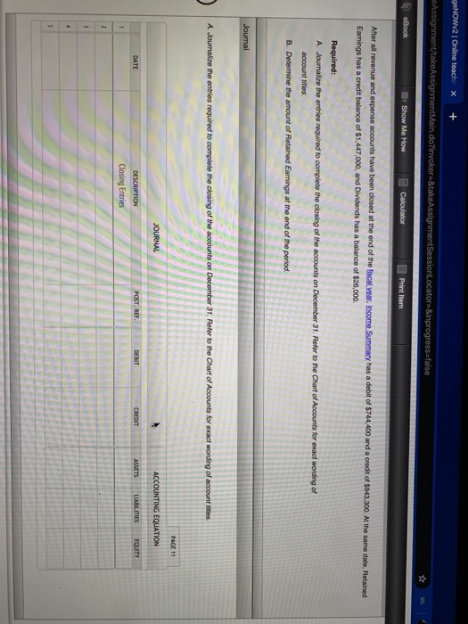 Solved NOWV2 Online teachi X + Assignment/take | Chegg.com