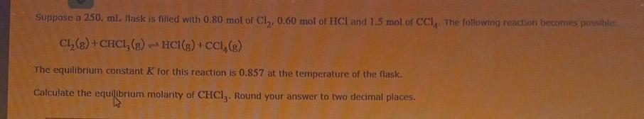 Solved Suppose a \\( 250 . \\mathrm{mL} \\) flask is filled | Chegg.com