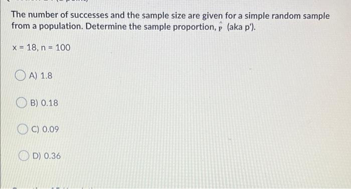 Solved The number of successes and the sample size are given | Chegg.com