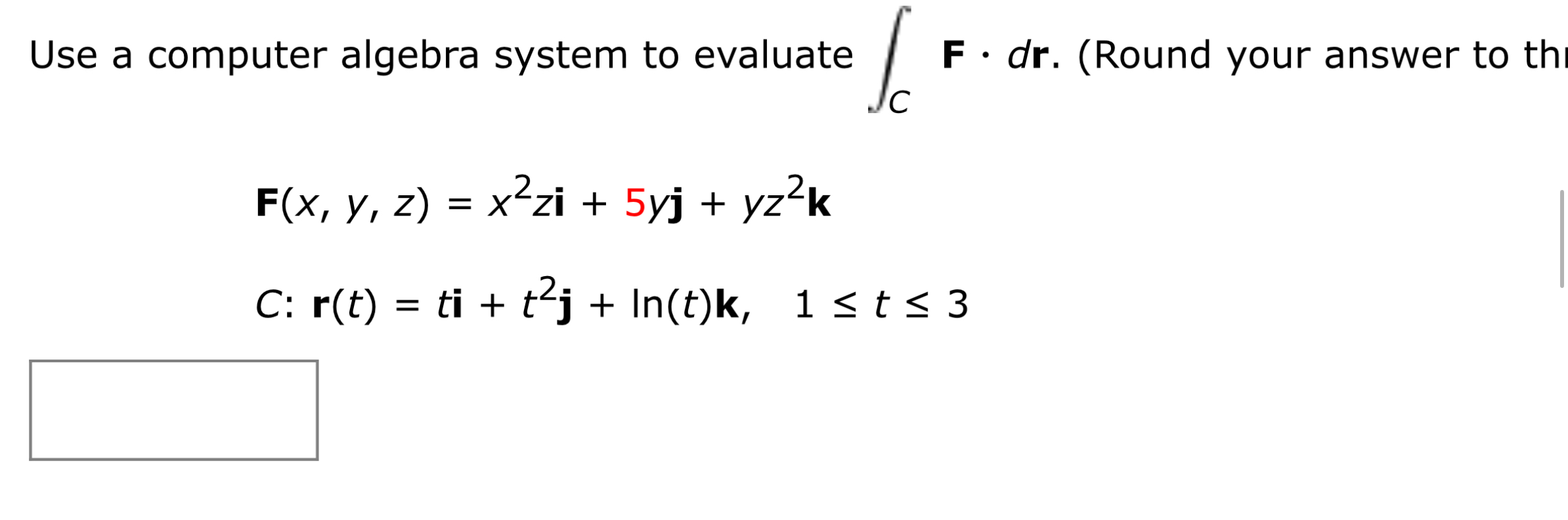 Solved Use A Computer Algebra System To Evaluate