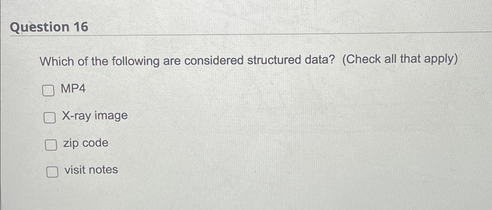 Solved Question 16Which of the following are considered | Chegg.com