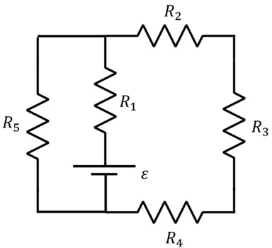 Solved Five resistors, R1=4.6, ﻿R2=2.4 ﻿, ﻿R3=3.8 ﻿, ﻿R4=4.5 | Chegg.com