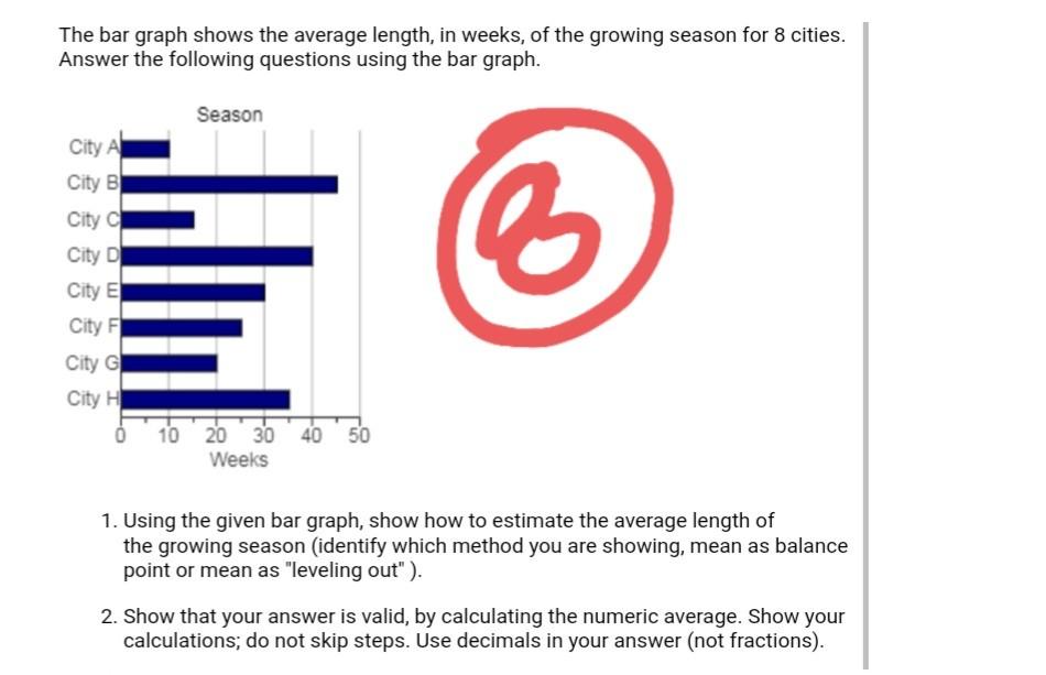 Solved The bar graph shows the average length, in weeks, of | Chegg.com