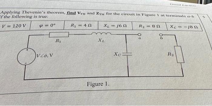 Solved Applying Thevenin's theorem, find VTH and zTH for the | Chegg.com