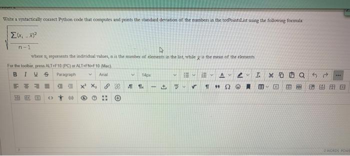 Solved Write A Syntactically Cottect Python Code That 0297