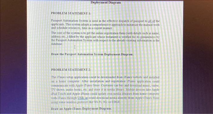 Solved PROBLEMI STATEMIENT 1: Passport Automation System is | Chegg.com
