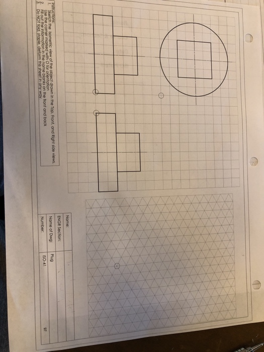 Solved Name: ENGR Section Tnstructions: 1. Skefch the | Chegg.com