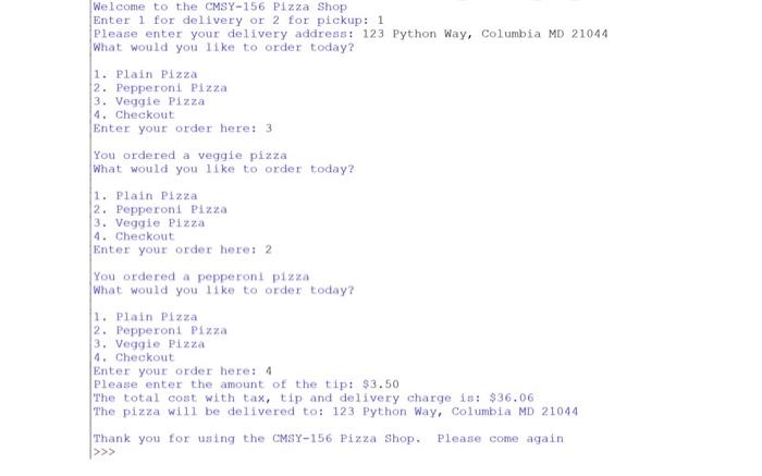 Solved 2. A function that displays a generic error message. | Chegg.com