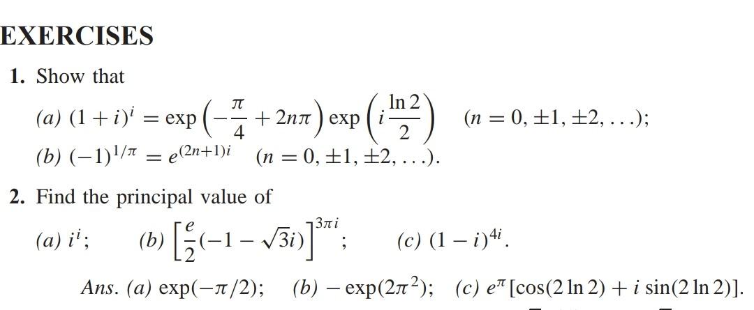 Solved 1. Show that (a) | Chegg.com