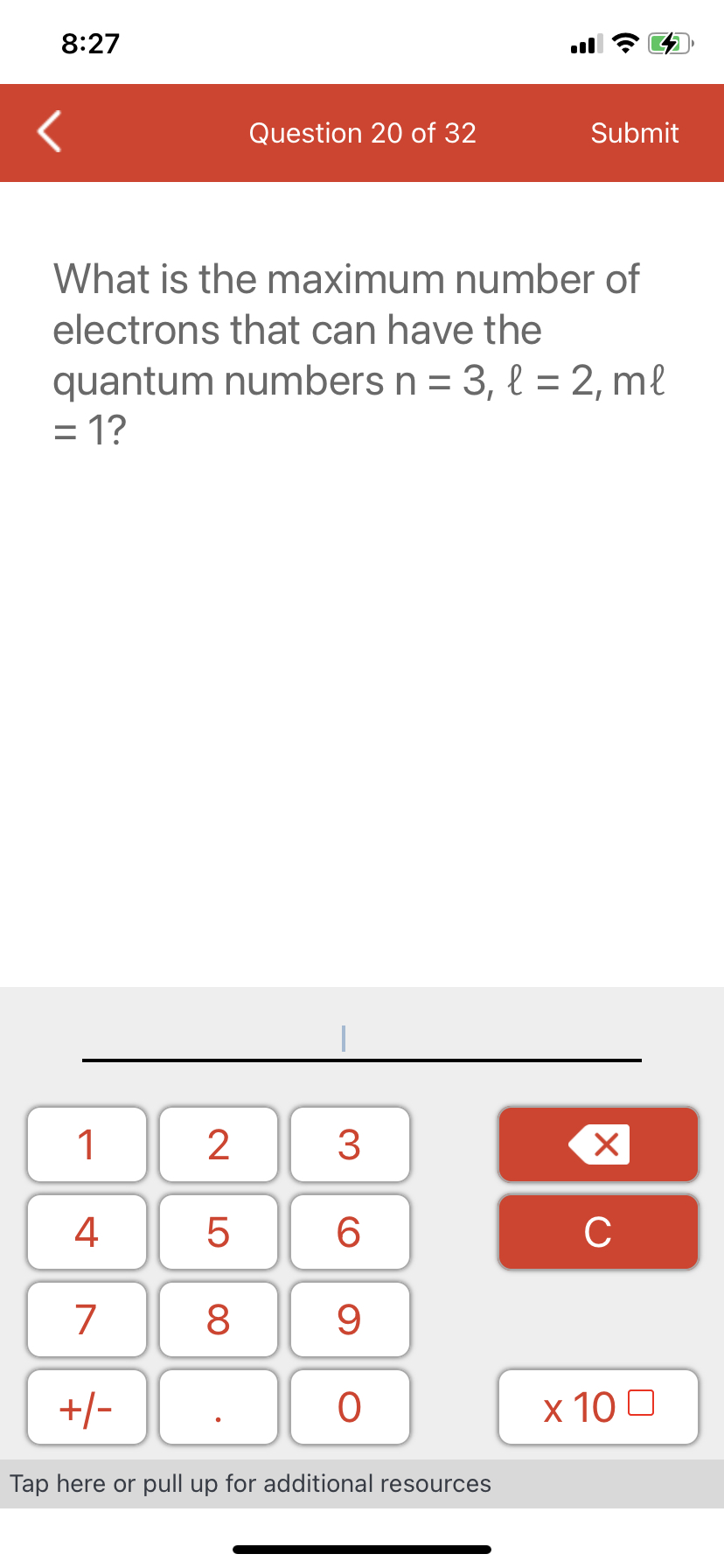 Solved 8:27Question 20 ﻿of 32SubmitWhat is the maximum | Chegg.com