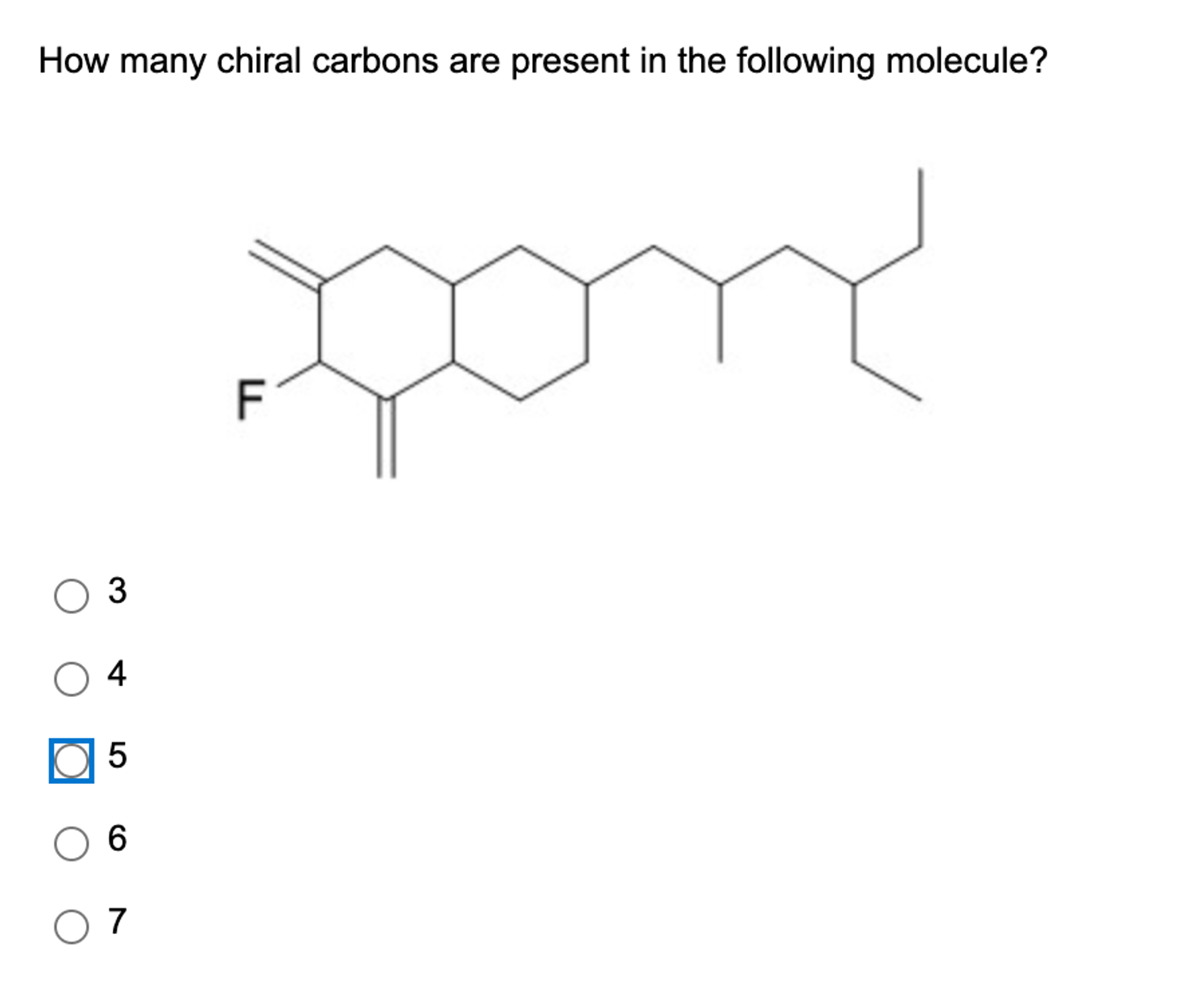 Solved How many chiral carbons are present in the following | Chegg.com
