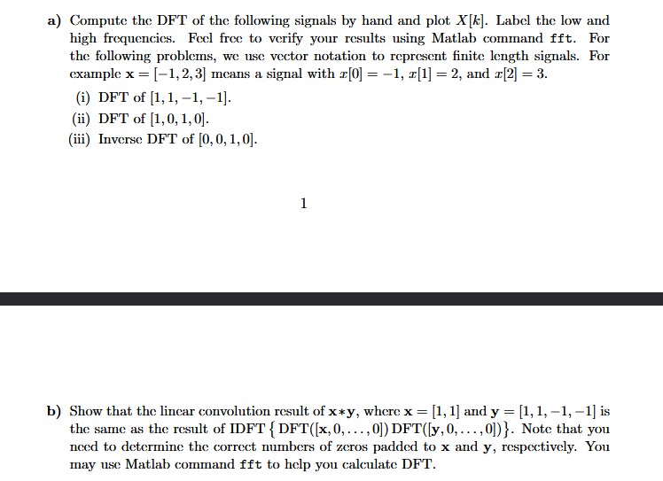 Solved Linear Systems Problem, please do part b only: Show | Chegg.com