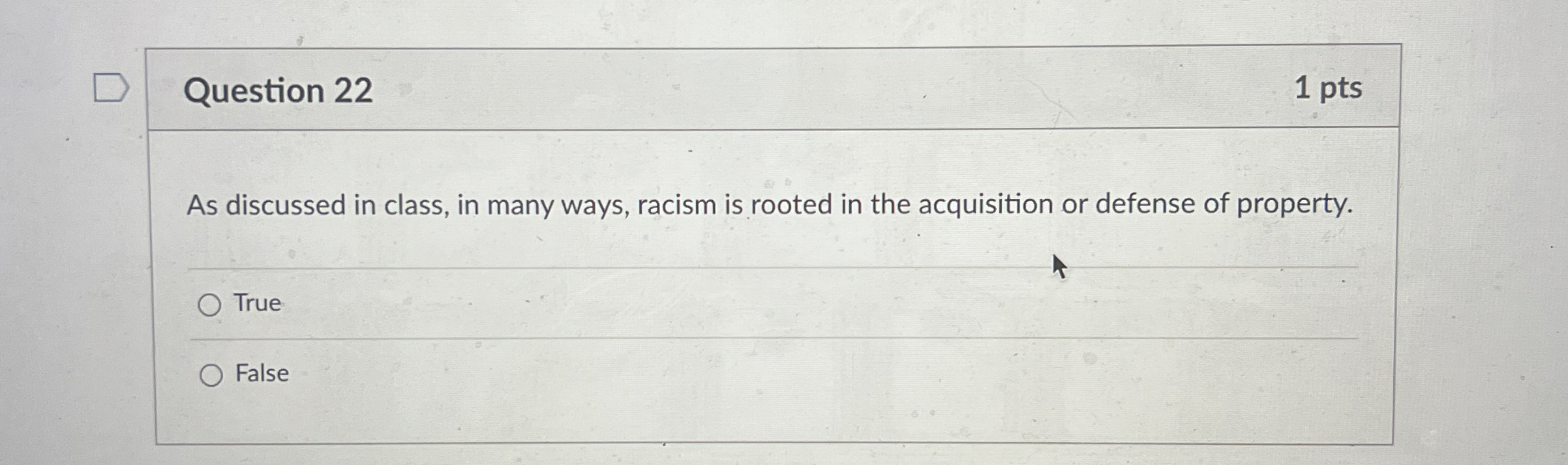 Solved Question 221 ﻿ptsAs discussed in class, in many ways, | Chegg.com
