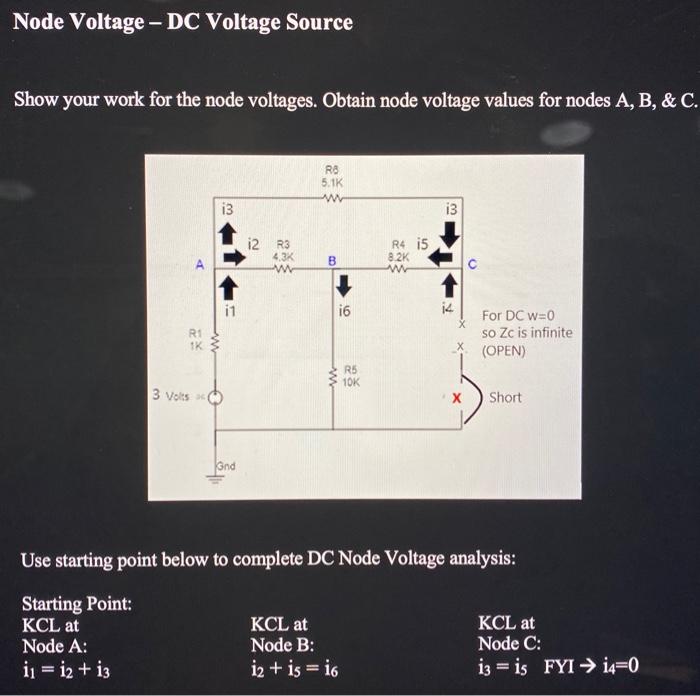 Solved Show your work for the node voltages. Obtain node | Chegg.com