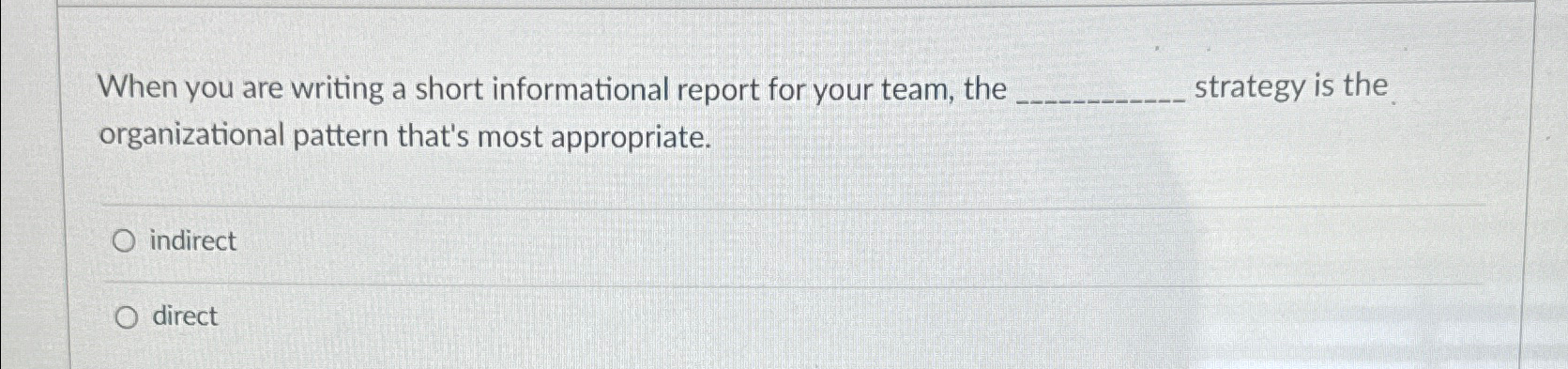 Solved When you are writing a short informational report for | Chegg.com