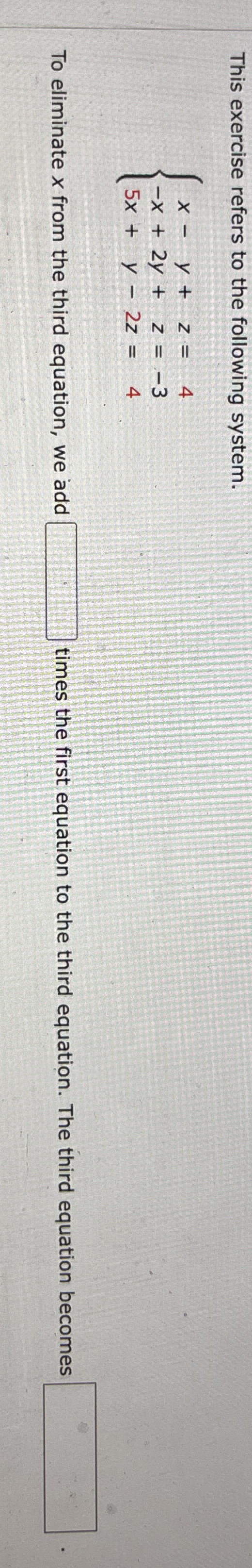 Solved This exercise refers to the following | Chegg.com