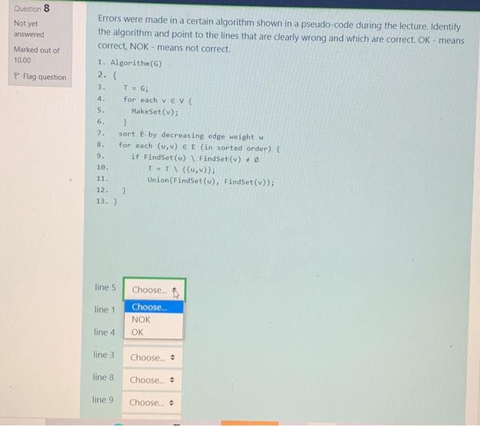 Solved Algorithms and data structure . answer all line from | Chegg.com