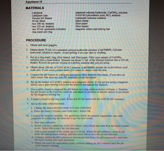 Solved DATA TABLE Trial Equivalence point (mL) 14 9.5 DATA | Chegg.com