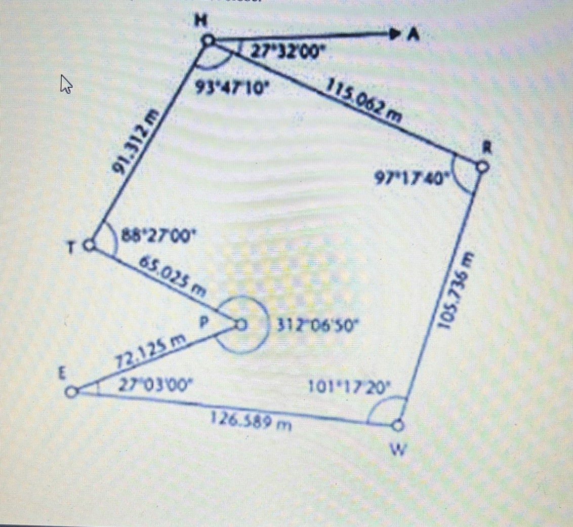Solved The result of a field survey of a closed traverse is | Chegg.com Solved The result of a field survey of a closed traverse is | Chegg.com