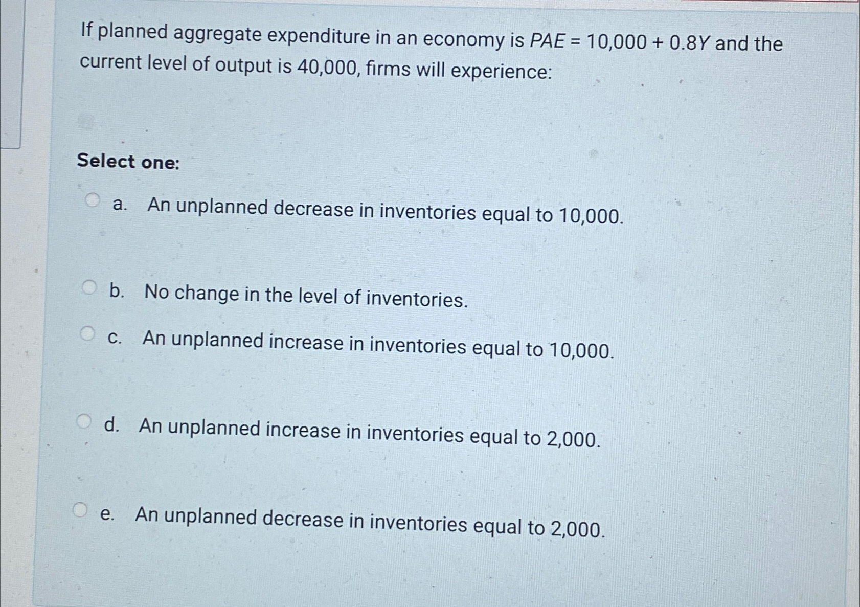 Solved If planned aggregate expenditure in an economy is | Chegg.com