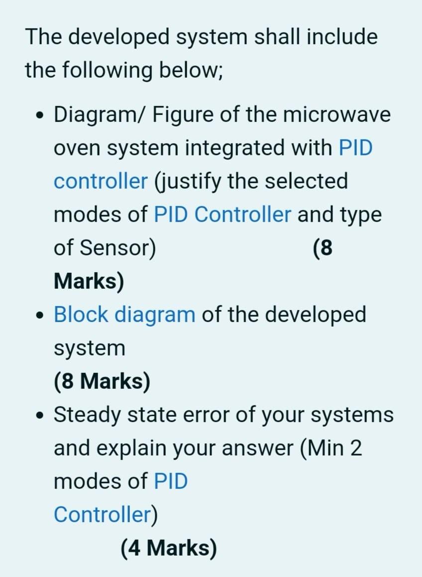 Solved Task 2 - Design PID controller system of oil storage | Chegg.com
