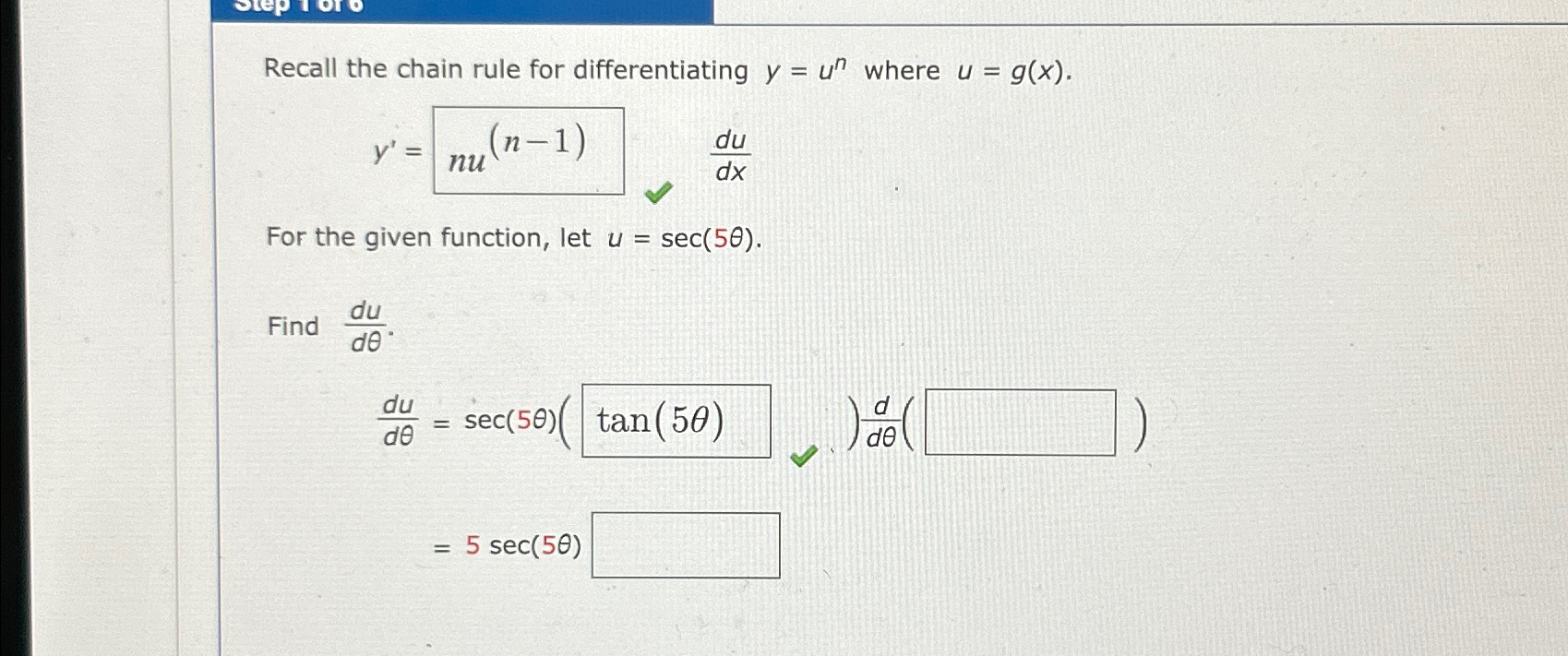 Solved Recall the chain rule for differentiating y=un ﻿where | Chegg.com