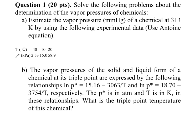Solved Question 1 (20 ﻿pts). ﻿Solve the following problems | Chegg.com