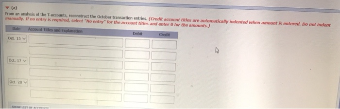 Solved Exercise 3-9 (Part Level Submission) Selected | Chegg.com