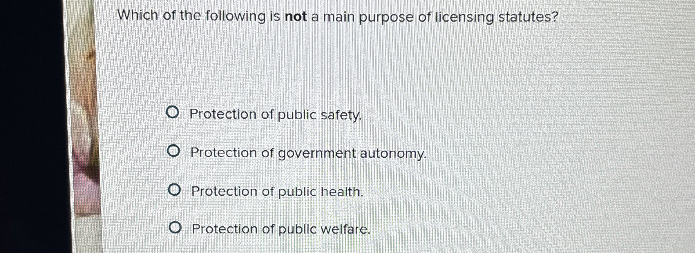 Solved Which of the following is not a main purpose of | Chegg.com