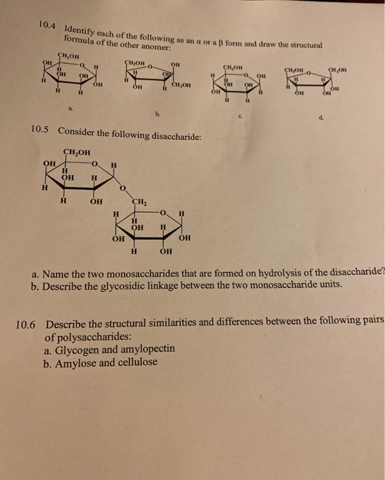 Solved Homework Problems 10.1 Draw Fisher projection | Chegg.com