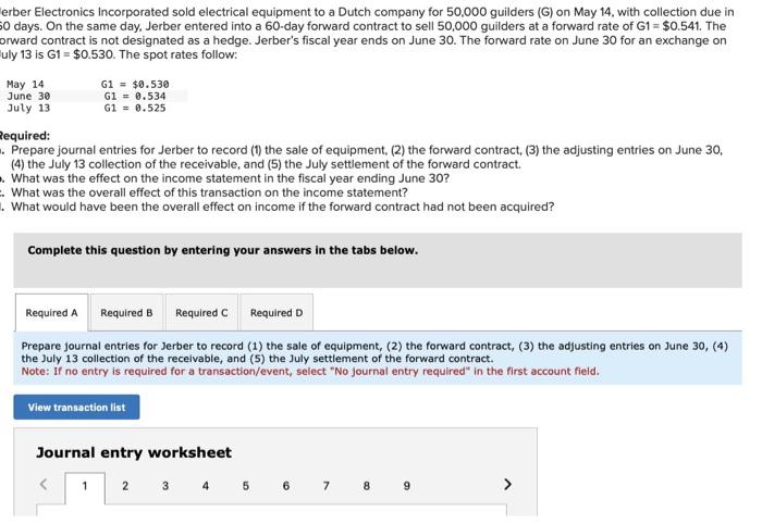 Solved erber Electronics Incorporated sold electrical | Chegg.com