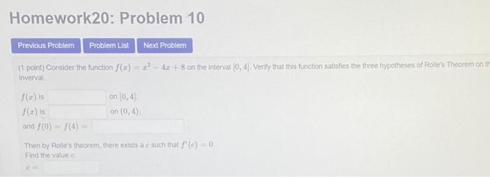 Solved Homework20: Problem 10 Previous Problem Probler List | Chegg.com