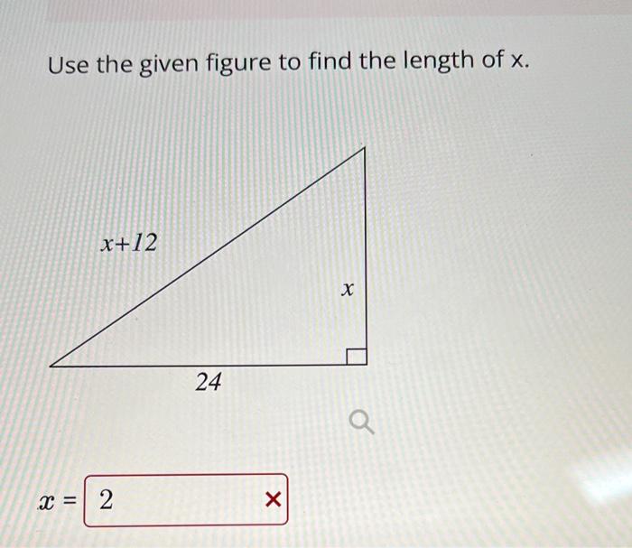 Solved One Leg Of A Right Triangle Is 35 Inches Longer Than Chegg
