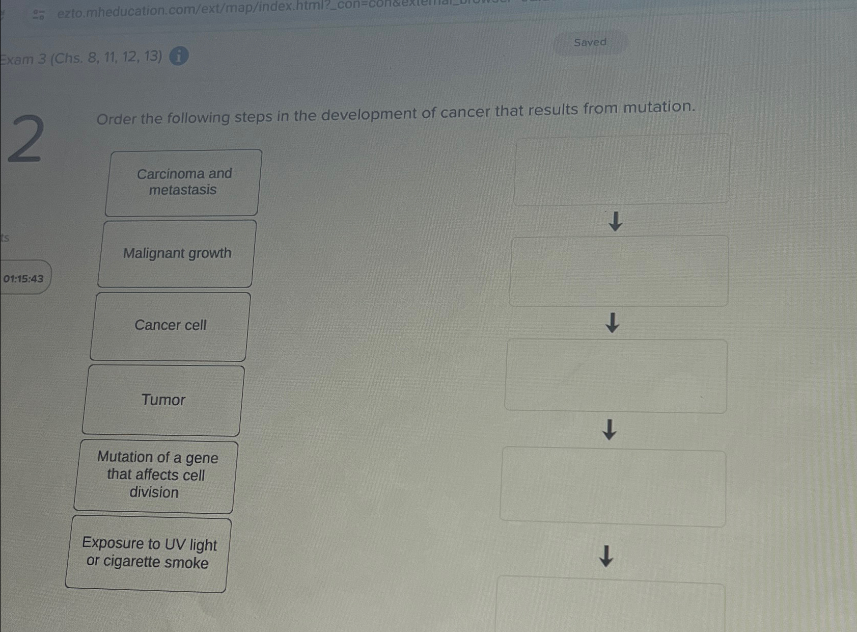 Solved Exam 3 (Chs, 8, 11, 12, 13) (i)SavedOrder the | Chegg.com Solved Exam 3 (Chs, 8, 11, 12, 13) (i)SavedOrder the | Chegg.com