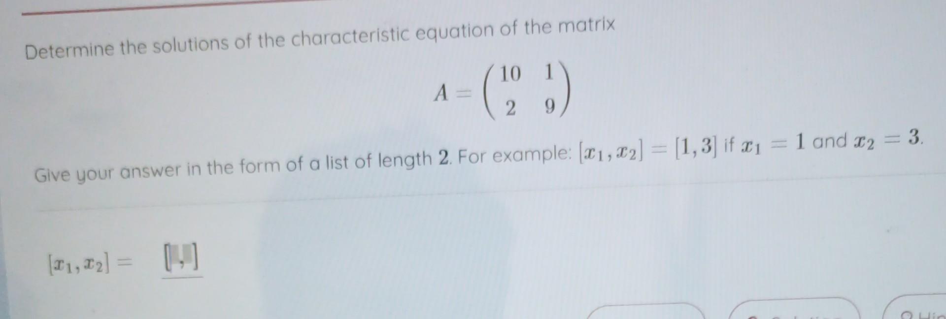 Solved Determine the solutions of the characteristic | Chegg.com