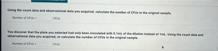 Solved Using the count data and observational data you | Chegg.com