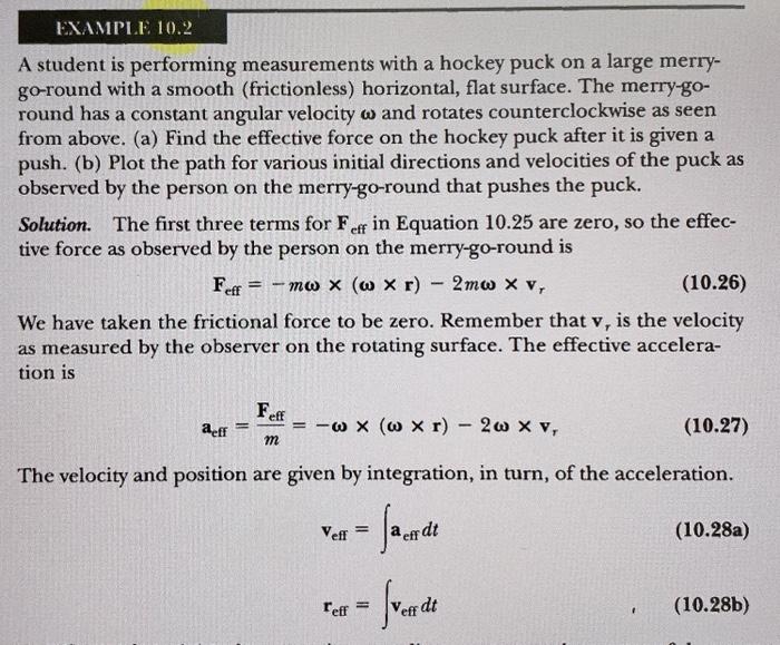 Solved 10-5. Perform a numerical calculation using the | Chegg.com
