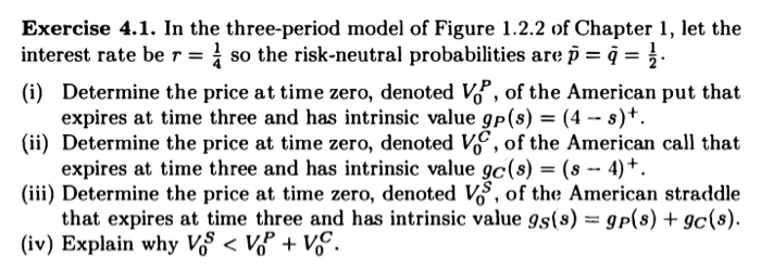 Exercise 4.1. In the three-period model of Figure | Chegg.com