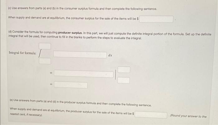 Solved (18 points) For a certain item, the demand function | Chegg.com
