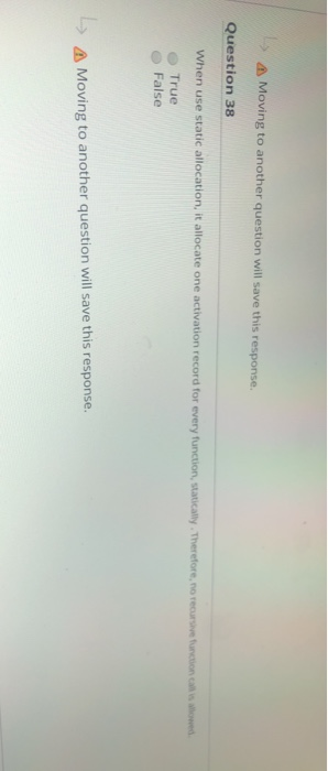 Solved Moving to another question will save this response. | Chegg.com