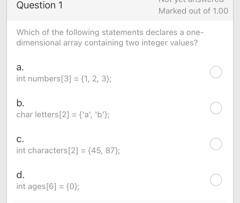 Solved Question 1marked Out Of 100which Of The Following 1174