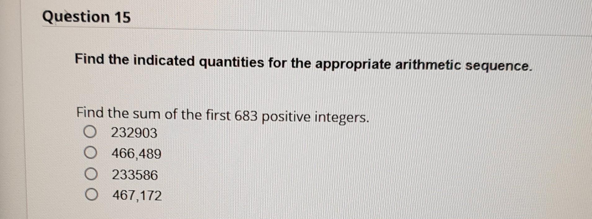 Solved Find the indicated quantities for the appropriate | Chegg.com