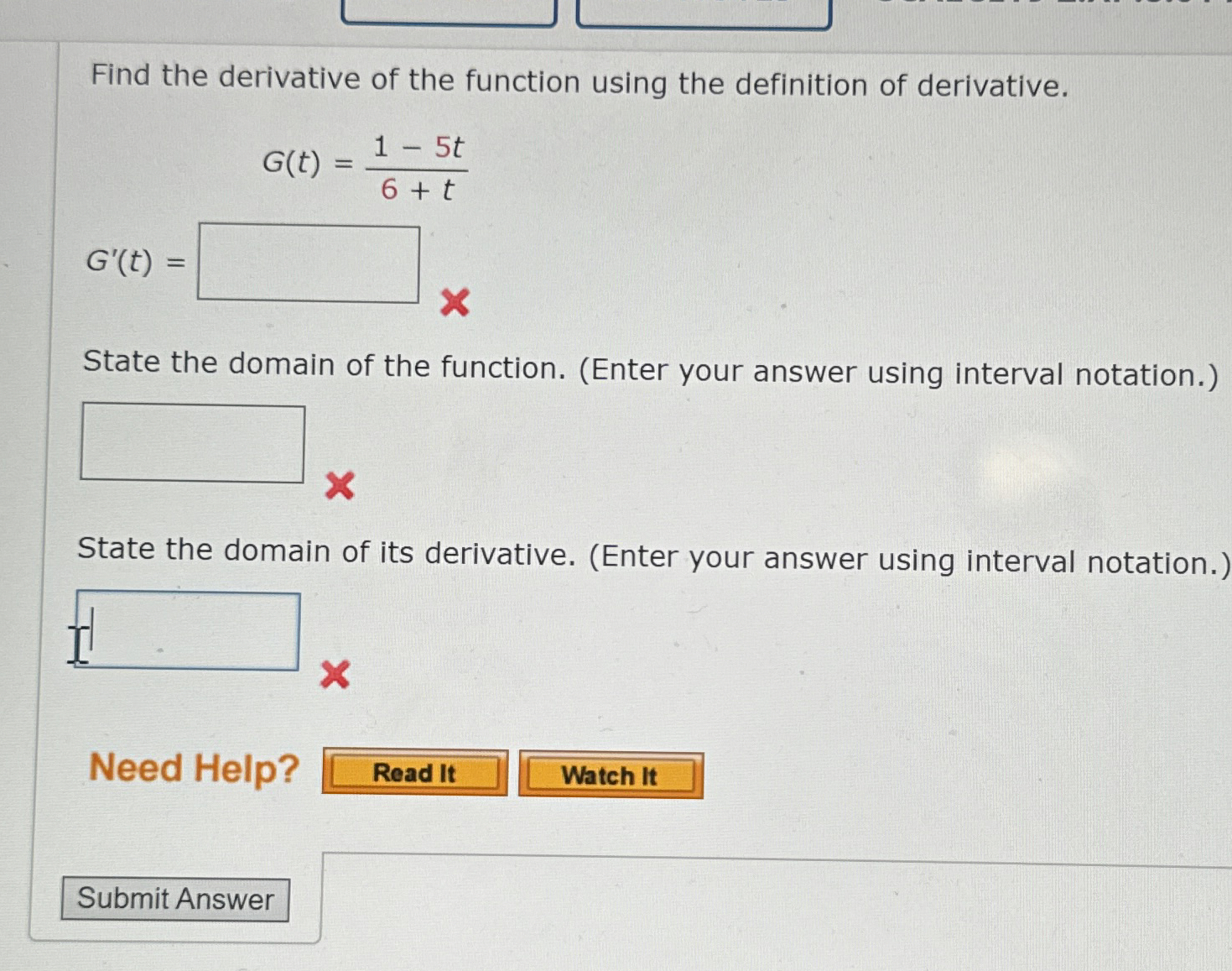 Solved Find the derivative of the function using the | Chegg.com