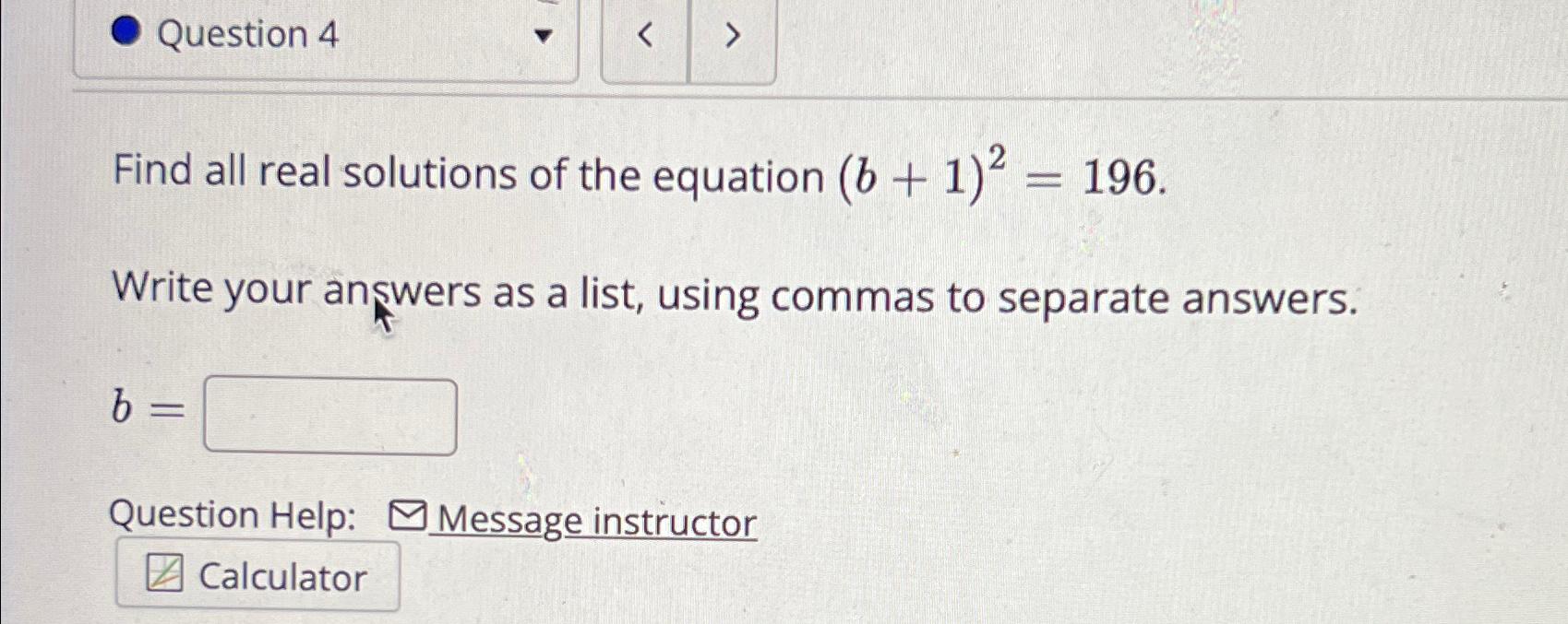 Solved Find all real solutions of the equation | Chegg.com