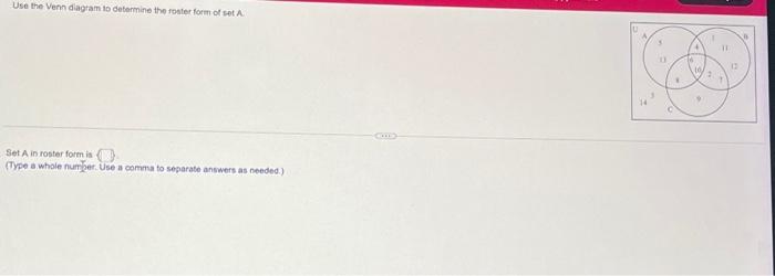 Solved Use the Vern dagram is determine the foster form of | Chegg.com
