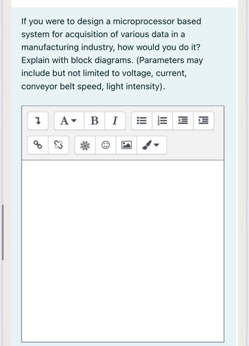 Solved If you were to design a microprocessor based system | Chegg.com