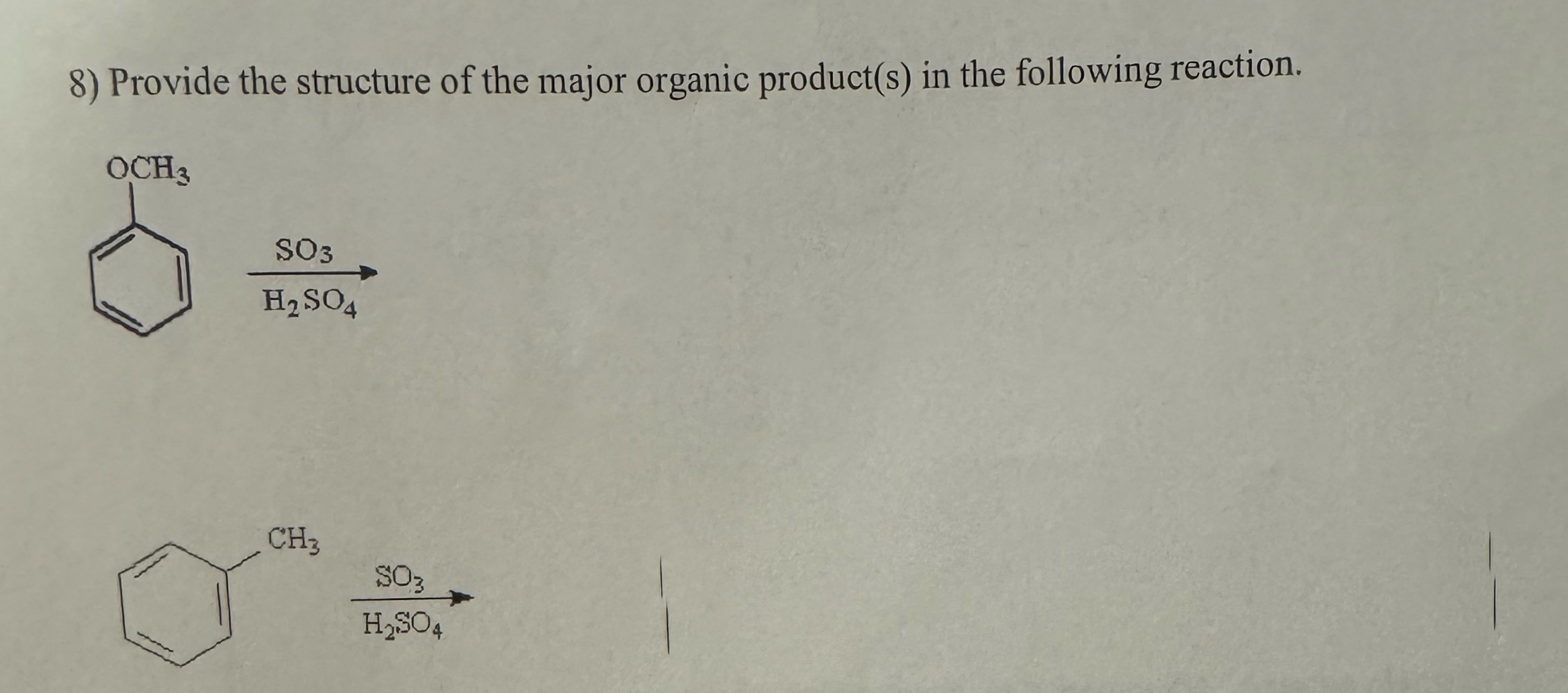 Solved Provide the structure of the major organic product(s) | Chegg.com